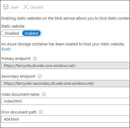 Host a static website in azure blob storage with a custom domain | INetFox