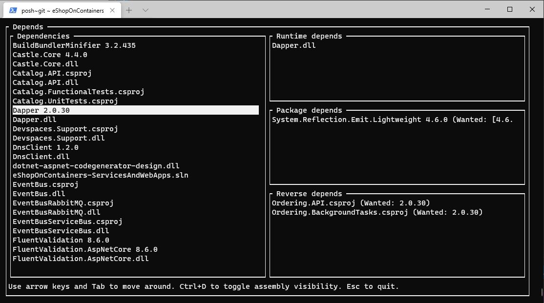 Reverse Dependency With Dotnet Depends INetFox Reverse Dependency With Dotnet Depends INetFox